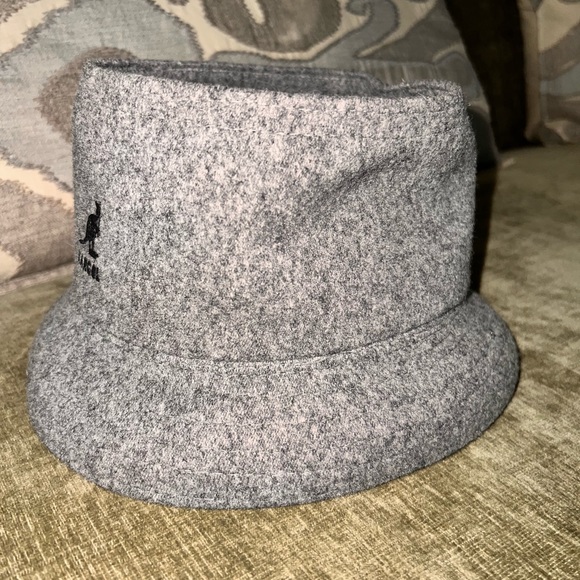 Kangol | Accessories | Vintage Kangol Lindale Trilby 879 Breton Bucket Heather Grey Wool Hat ...